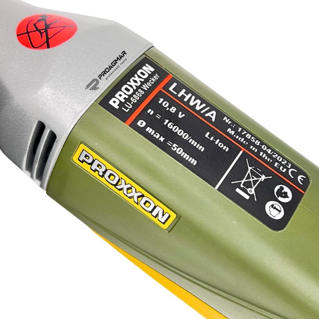 SZLIFIERKA AKUMULATOROWA PROXXON ZESTAW LHW/A 29815 – PROAGMAR